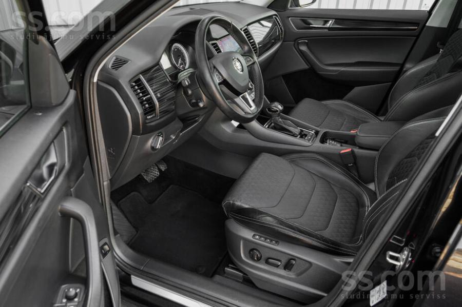 Melns Skoda Kodiaq 2017 Ogre, ar dzinēja tilpumu 2.00 L un nobraukumu 228 tūkst. km par 17900 €, foto 9 vietnē AUTOMOTO.COM.LV