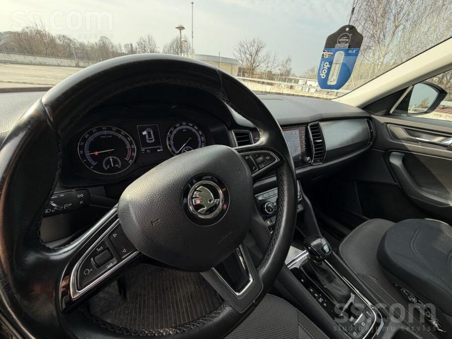 Черный Шкода Kodiaq 2017 в Рига, объемом двигателя 2.00 л и пробегом 260 тыс. км за 14800 €, фото 7 на AUTOMOTO.COM.LV