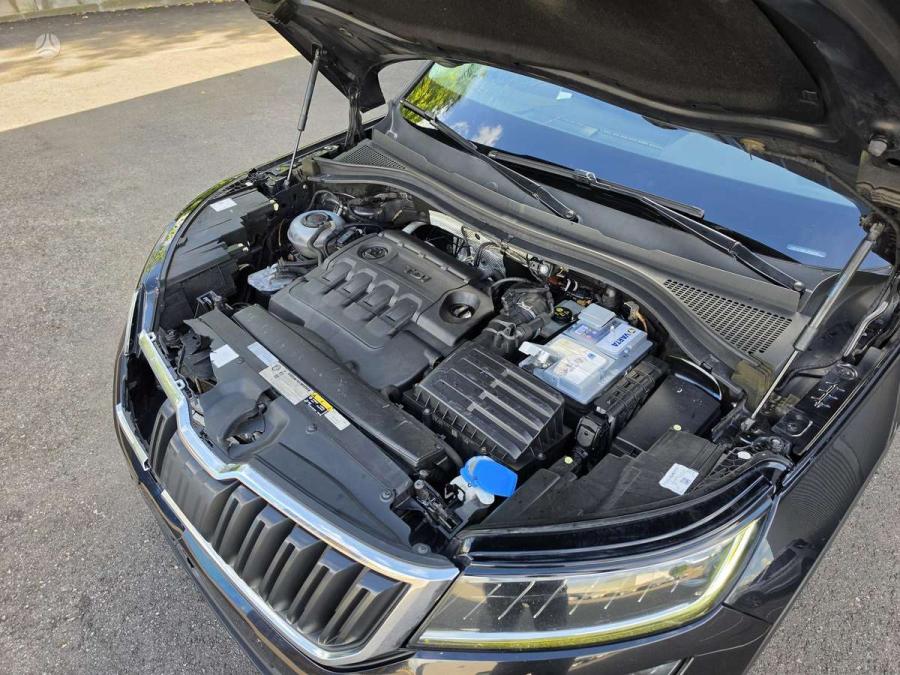 Black Skoda Kodiaq 2017 in Kaunas, with an engine capacity of 1.97 L and mileage of 428 thousand km for 7900 €, photo 13 on AUTOMOTO.COM.LV