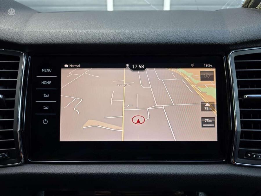 Black Skoda Kodiaq 2017 in Kaunas, with an engine capacity of 1.97 L and mileage of 428 thousand km for 7900 €, photo 45 on AUTOMOTO.COM.LV