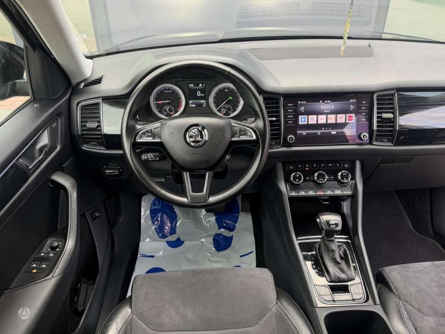 Черный Шкода Kodiaq 2017 в Ионава, объемом двигателя 1.97 л и пробегом 235 тыс. км за 17999 €, фото 22 на AUTOMOTO.COM.LV