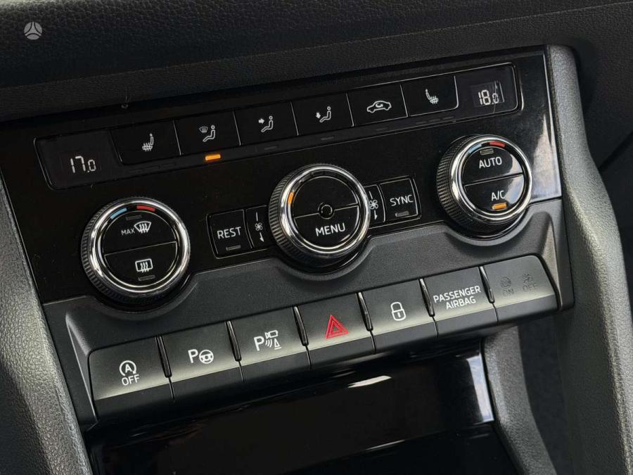 Черный Шкода Kodiaq 2017 в Ионава, объемом двигателя 1.97 л и пробегом 235 тыс. км за 17999 €, фото 26 на AUTOMOTO.COM.LV