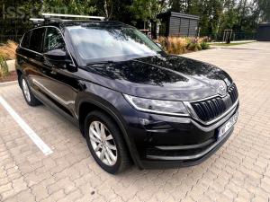 Black Skoda Kodiaq 2017 in Riga, with an engine capacity of 2.00 L and mileage of 154 thousand km for 23400 €, photo  on AUTOMOTO.COM.LV
