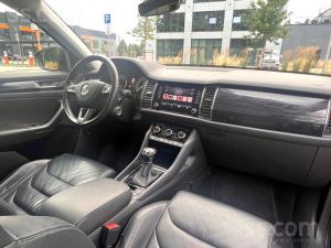Black Skoda Kodiaq 2017 in Riga, with an engine capacity of 2.00 L and mileage of 154 thousand km for 23400 €, photo 9 on AUTOMOTO.COM.LV