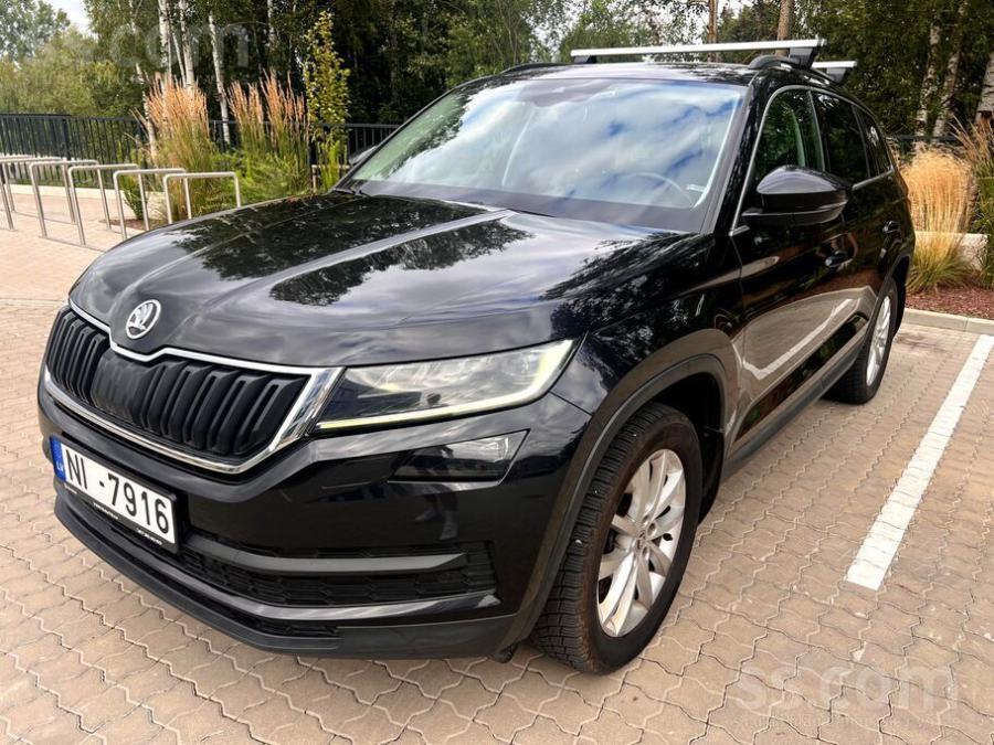 Black Skoda Kodiaq 2017 in Riga, with an engine capacity of 2.00 L and mileage of 154 thousand km for 23400 €, photo 14 on AUTOMOTO.COM.LV
