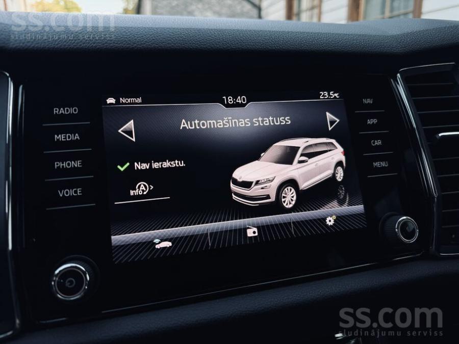 Melns Skoda Kodiaq 2017 Cēsis, ar dzinēja tilpumu 2.00 L un nobraukumu 277 tūkst. km par 15900 €, foto 20 vietnē AUTOMOTO.COM.LV