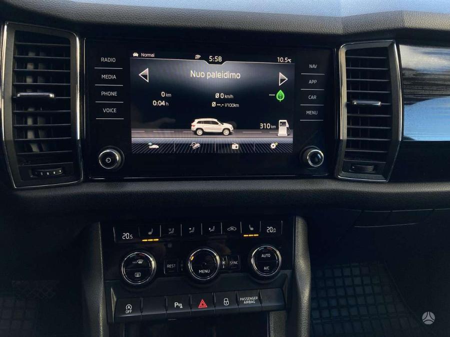 Melns Skoda Kodiaq 2017 Marijampole, ar dzinēja tilpumu 1.97 L un nobraukumu 271 tūkst. km par 15999 €, foto 35 vietnē AUTOMOTO.COM.LV