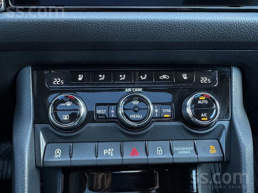 Черный Шкода Kodiaq 2017 в Рига, объемом двигателя 2.00 л и пробегом 205 тыс. км за 13400 €, фото 21 на AUTOMOTO.COM.LV