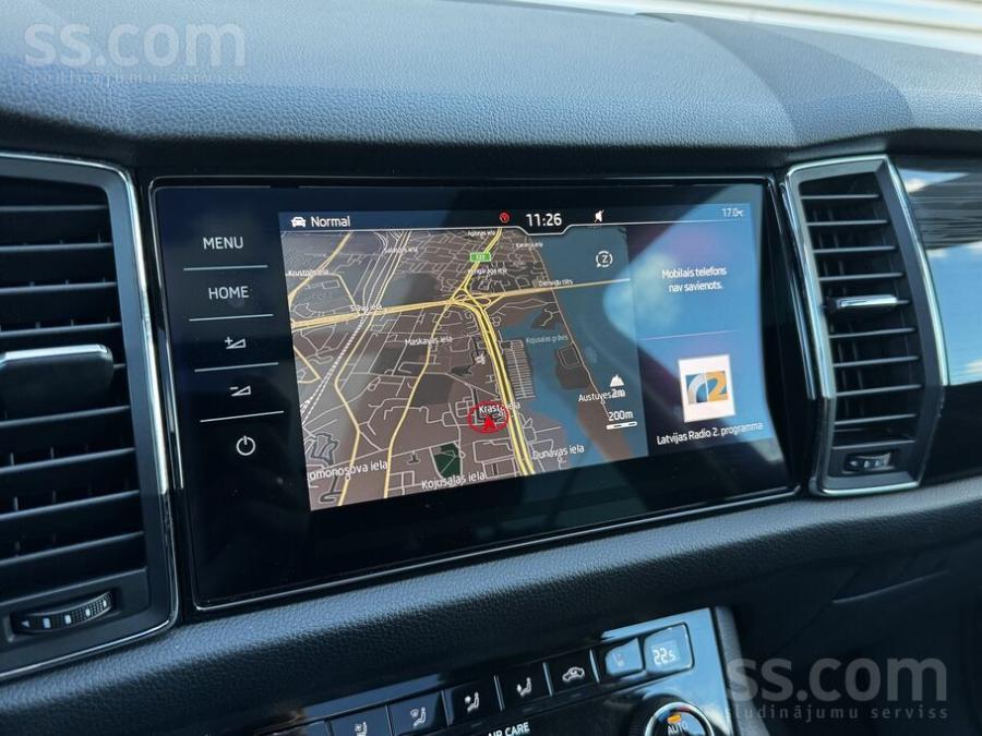 Черный Шкода Kodiaq 2017 в Рига, объемом двигателя 2.00 л и пробегом 205 тыс. км за 13400 €, фото 22 на AUTOMOTO.COM.LV