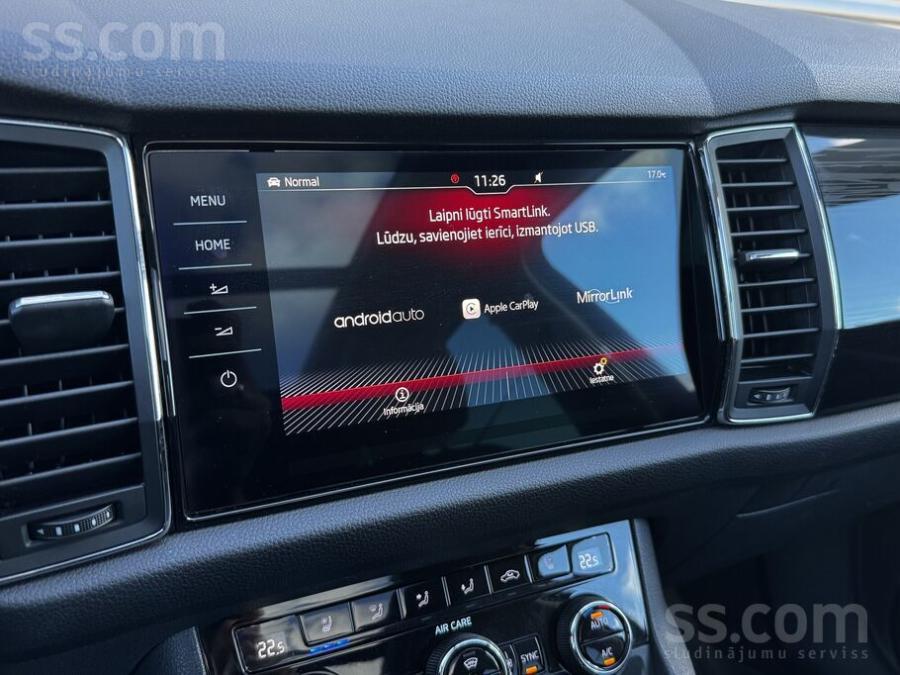 Черный Шкода Kodiaq 2017 в Рига, объемом двигателя 2.00 л и пробегом 205 тыс. км за 13400 €, фото 25 на AUTOMOTO.COM.LV