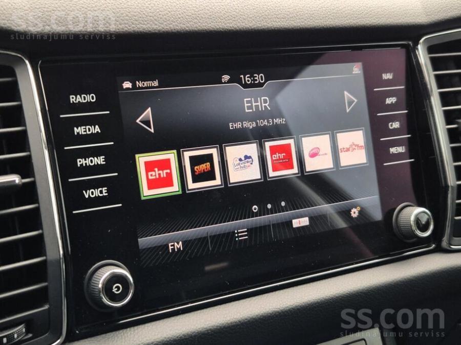 Черный Шкода Kodiaq 2017 в Рига, объемом двигателя 2.00 л и пробегом 153 тыс. км за 19590 €, фото 17 на AUTOMOTO.COM.LV