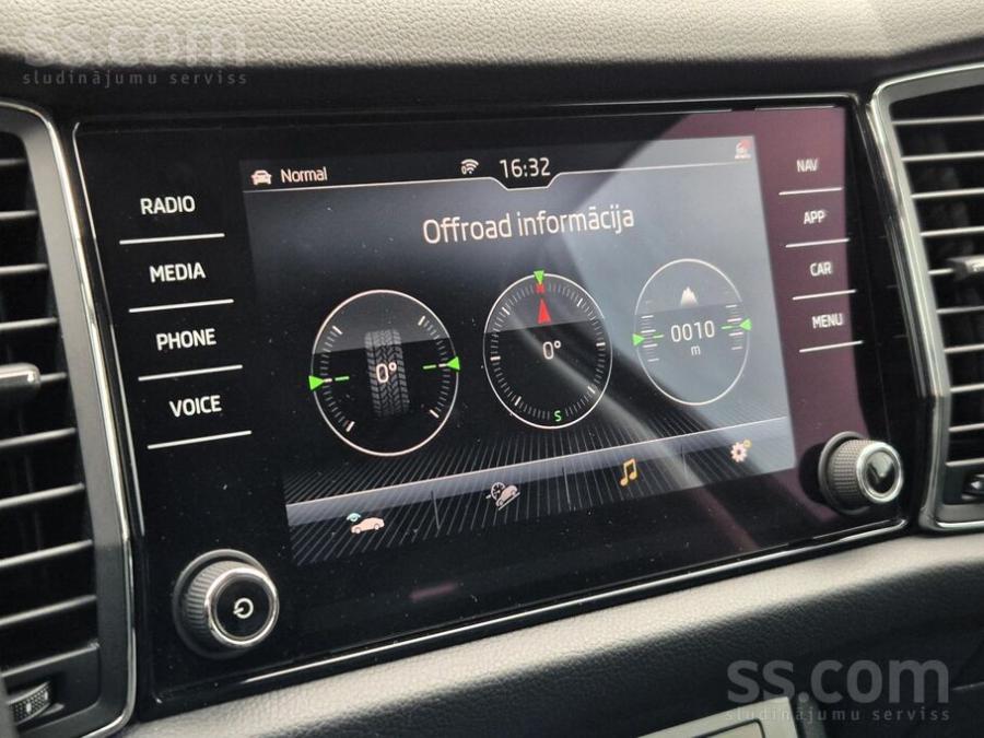 Черный Шкода Kodiaq 2017 в Рига, объемом двигателя 2.00 л и пробегом 153 тыс. км за 19590 €, фото 20 на AUTOMOTO.COM.LV