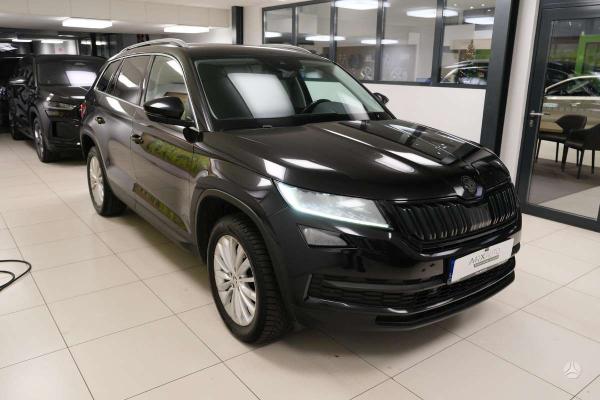 Black Skoda Kodiaq 2018 in Vilnius, with an engine capacity of 1.98 L and mileage of 208 thousand km for 18700 €, photo 3 on AUTOMOTO.COM.LV