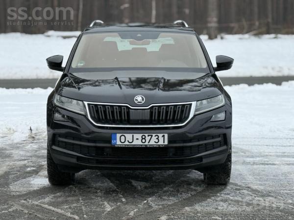 Black Skoda Kodiaq 2018 in Riga, with an engine capacity of 2.00 L and mileage of 141 thousand km for 23350 €, photo 2 on AUTOMOTO.COM.LV