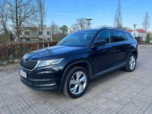 Black Skoda Kodiaq 2018 in Marijampole, with an engine capacity of 1.97 L and mileage of 162 thousand km for 19400 €, photo  on AUTOMOTO.COM.LV