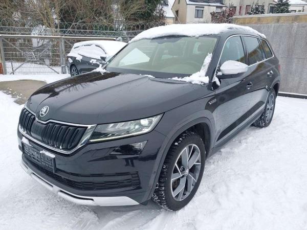 Black Skoda Kodiaq 2018 in Vilnius, with an engine capacity of 2.00 L and mileage of 240 thousand km for 20000 €, photo 1 on AUTOMOTO.COM.LV