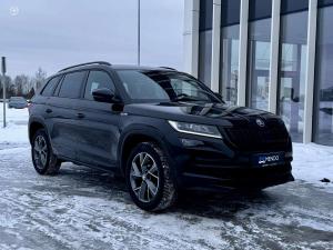 Black Skoda Kodiaq 2018 in Vilnius, with an engine capacity of 1.97 L and mileage of 278 thousand km for 22990 €, photo 3 on AUTOMOTO.COM.LV
