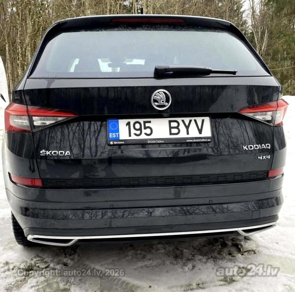 Black Skoda Kodiaq 2018 in Tallinn, with an engine capacity of 2.00 L and mileage of 90 thousand km for 23300 €, photo 10 on AUTOMOTO.COM.LV