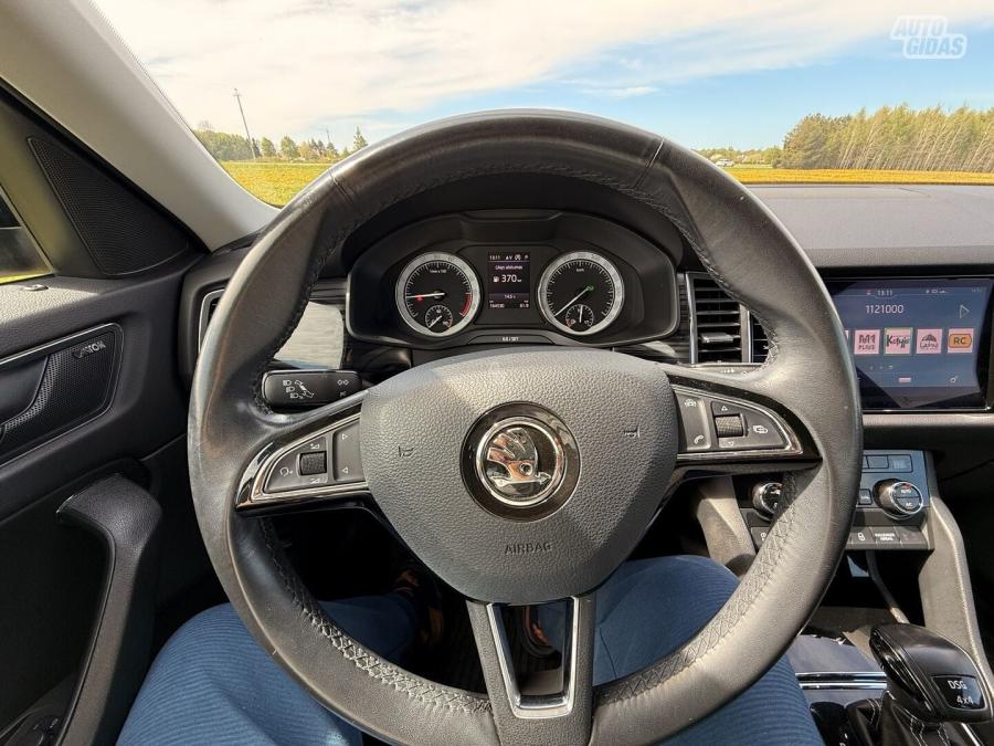 Черный Шкода Kodiaq 2018 в Гаргждай, объемом двигателя 2.00 л и пробегом 165 тыс. км за 19700 €, фото 12 на AUTOMOTO.COM.LV