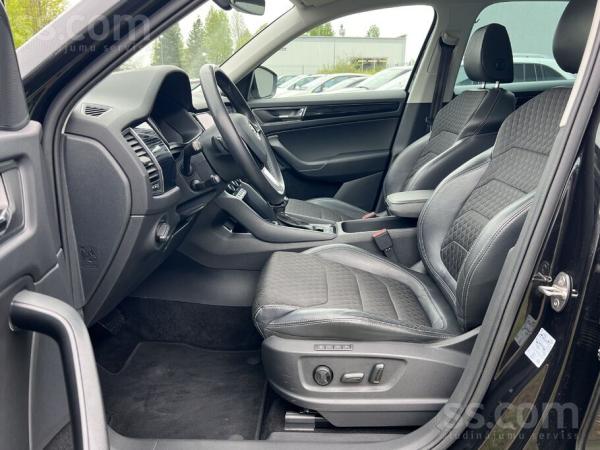 Черный Шкода Kodiaq 2018 в Лимбажи, объемом двигателя 2.00 л и пробегом 128 тыс. км за 20750 €, фото 10 на AUTOMOTO.COM.LV