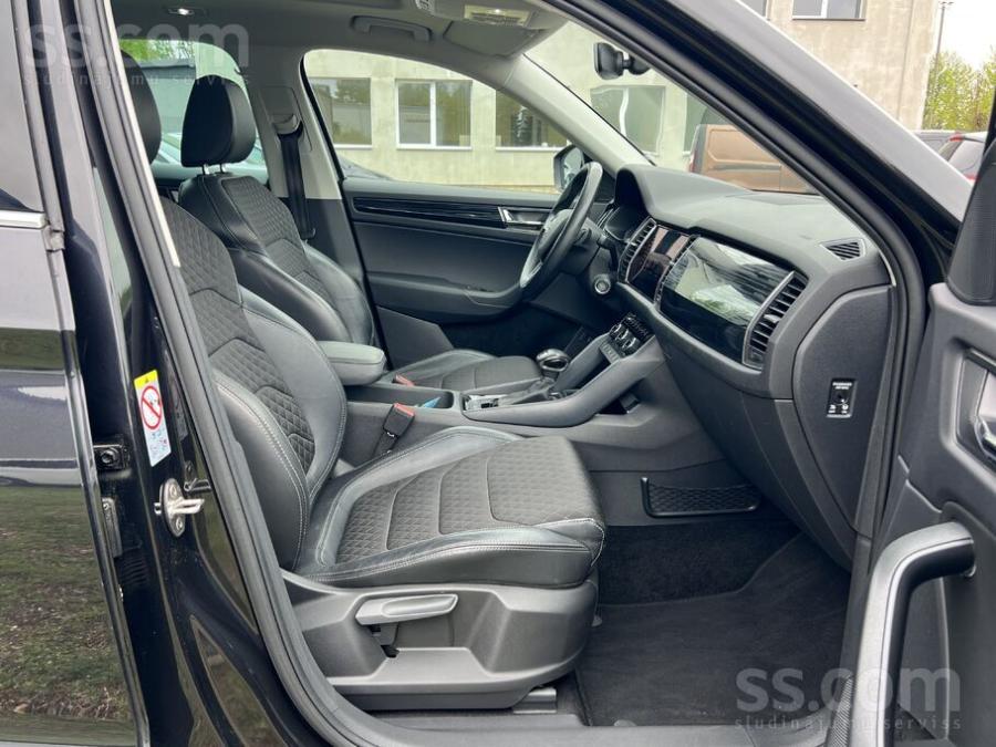 Черный Шкода Kodiaq 2018 в Лимбажи, объемом двигателя 2.00 л и пробегом 128 тыс. км за 20750 €, фото 13 на AUTOMOTO.COM.LV