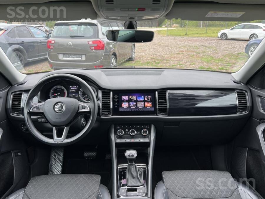 Черный Шкода Kodiaq 2018 в Лимбажи, объемом двигателя 2.00 л и пробегом 128 тыс. км за 20750 €, фото 17 на AUTOMOTO.COM.LV