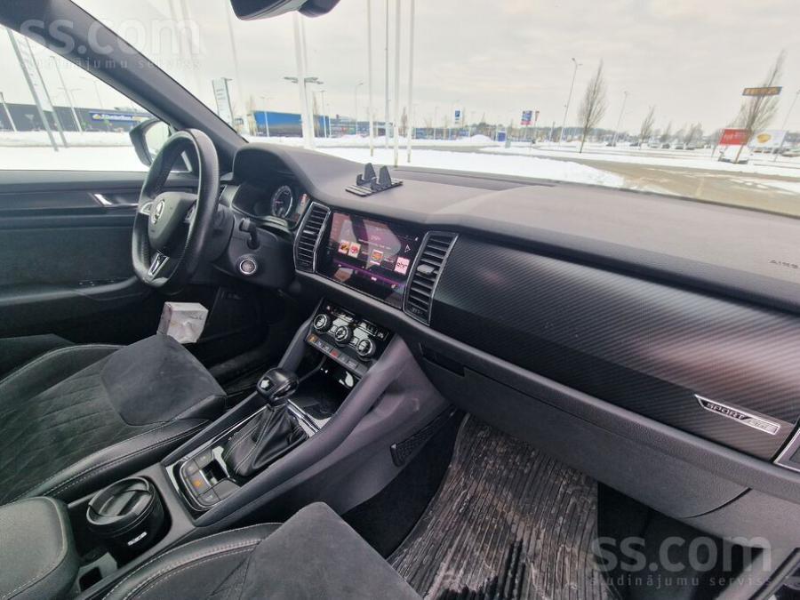 Черный Шкода Kodiaq 2018 в Рига, объемом двигателя 2.00 л и пробегом 186 тыс. км за 25900 €, фото 5 на AUTOMOTO.COM.LV