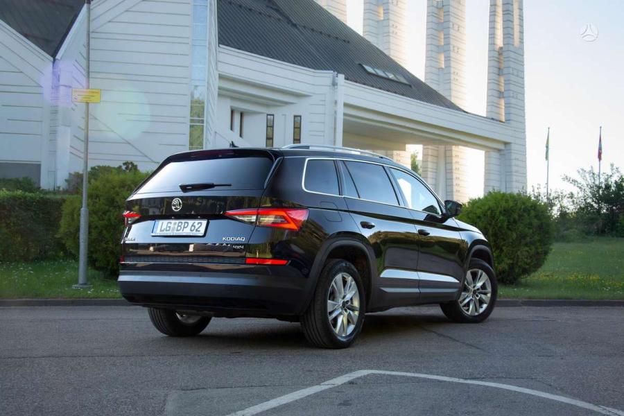 Черный Шкода Kodiaq 2018 в Электренай, объемом двигателя 1.97 л и пробегом 260 тыс. км за 18350 €, фото 7 на AUTOMOTO.COM.LV