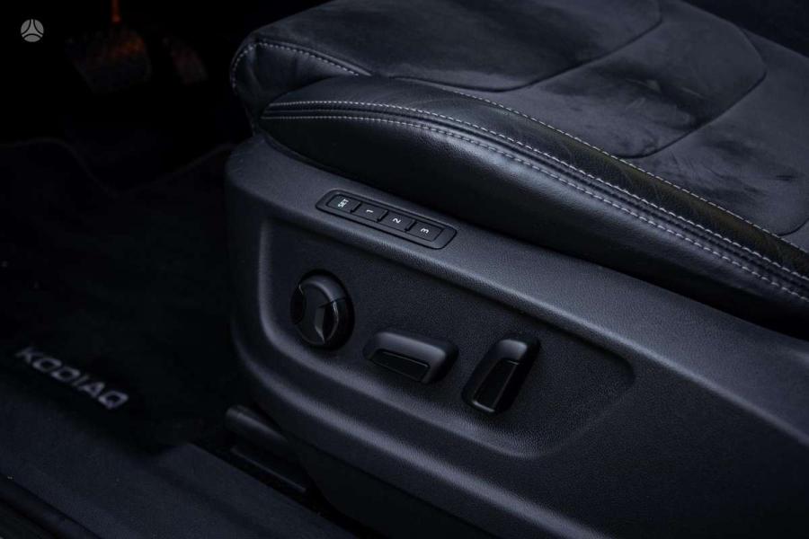 Черный Шкода Kodiaq 2018 в Электренай, объемом двигателя 1.97 л и пробегом 260 тыс. км за 18350 €, фото 15 на AUTOMOTO.COM.LV