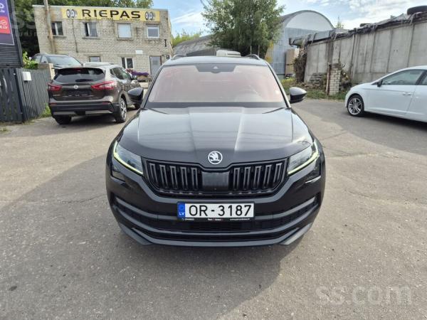 Черный Шкода Kodiaq 2018 в Рига, объемом двигателя 2.00 л и пробегом 193 тыс. км за 23490 €, фото 3 на AUTOMOTO.COM.LV