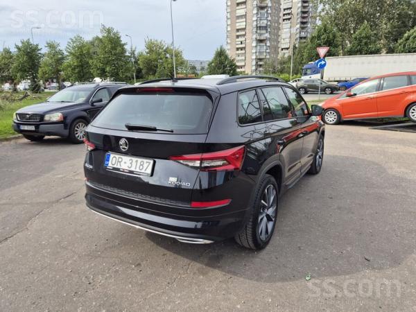 Черный Шкода Kodiaq 2018 в Рига, объемом двигателя 2.00 л и пробегом 193 тыс. км за 23490 €, фото 6 на AUTOMOTO.COM.LV
