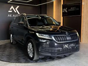 Black Skoda Kodiaq 2018 in Kaunas, with an engine capacity of 1.97 L and mileage of 199 thousand km for 18990 €, photo 4 on AUTOMOTO.COM.LV
