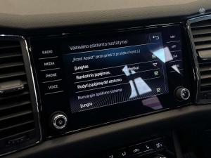 Black Skoda Kodiaq 2018 in Kaunas, with an engine capacity of 1.97 L and mileage of 199 thousand km for 18990 €, photo 26 on AUTOMOTO.COM.LV