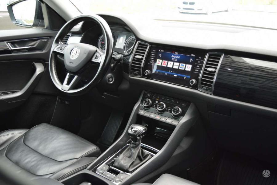 Черный Шкода Kodiaq 2018 в Вильнюс, объемом двигателя 1.97 л и пробегом 174 тыс. км за 19500 €, фото 23 на AUTOMOTO.COM.LV
