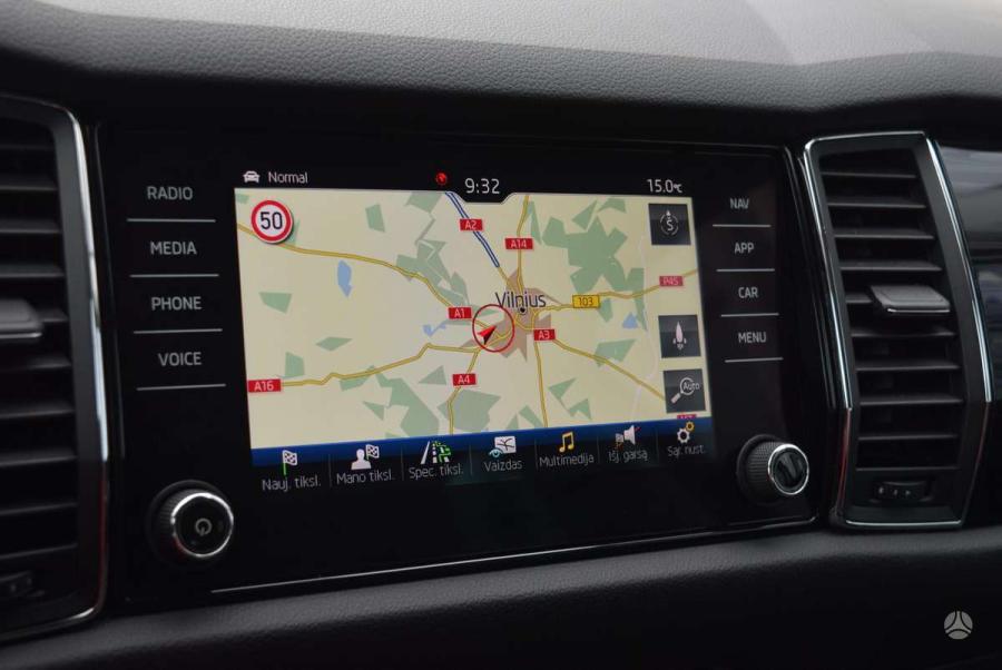 Черный Шкода Kodiaq 2018 в Вильнюс, объемом двигателя 1.97 л и пробегом 174 тыс. км за 19500 €, фото 32 на AUTOMOTO.COM.LV