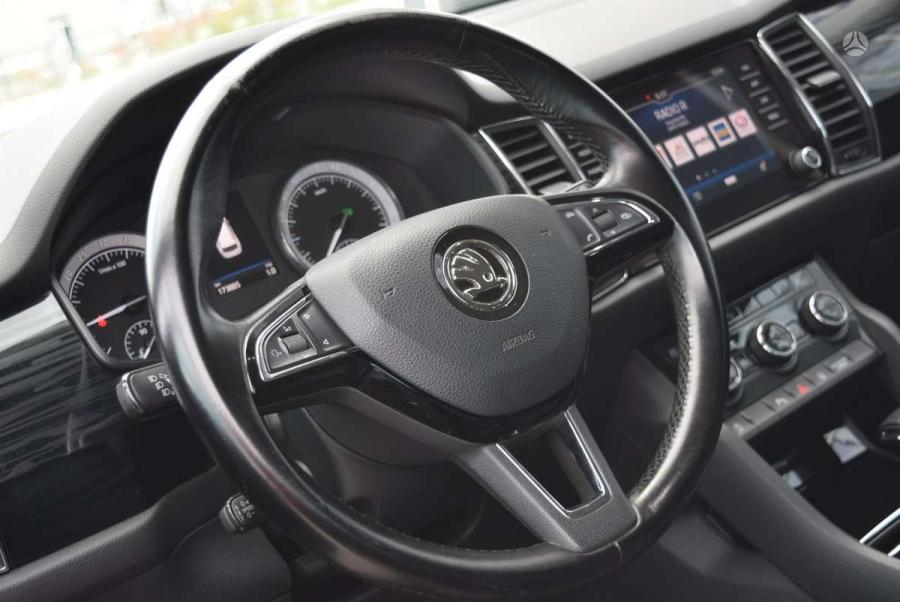 Черный Шкода Kodiaq 2018 в Вильнюс, объемом двигателя 1.97 л и пробегом 174 тыс. км за 19500 €, фото 24 на AUTOMOTO.COM.LV