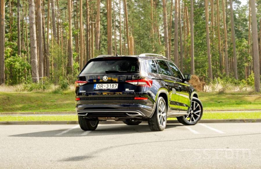 Черный Шкода Kodiaq 2018 в Рига, объемом двигателя 2.00 л и пробегом 193 тыс. км за 23490 €, фото 7 на AUTOMOTO.COM.LV