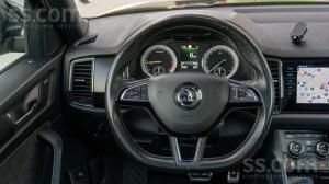 Black Skoda Kodiaq 2018 in Riga, with an engine capacity of 2.00 L and mileage of 193 thousand km for 22190 €, photo 14 on AUTOMOTO.COM.LV