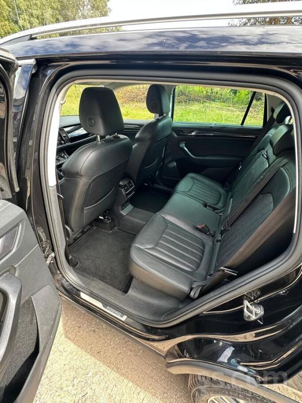 Black Skoda Kodiaq 2019 in Riga, with an engine capacity of 2.00 L and mileage of 169 thousand km for 22000 €, photo 5 on AUTOMOTO.COM.LV