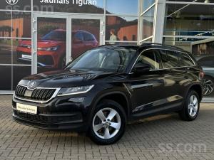 Black Skoda Kodiaq 2019 in Valmiera, with an engine capacity of 2.00 L and mileage of 190 thousand km for 22900 €, photo 3 on AUTOMOTO.COM.LV