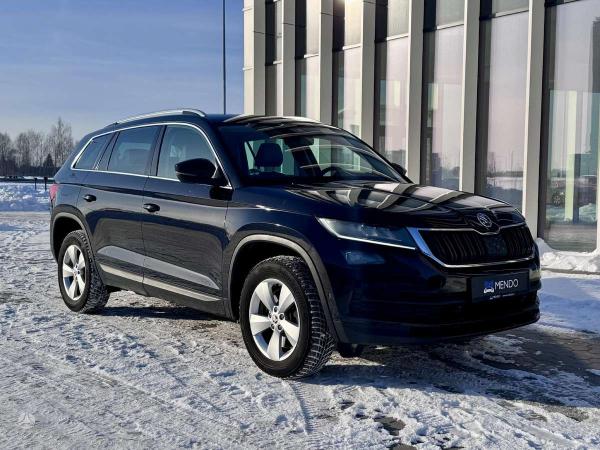 Black Skoda Kodiaq 2019 in Vilnius, with an engine capacity of 1.97 L and mileage of 163 thousand km for 23990 €, photo 7 on AUTOMOTO.COM.LV