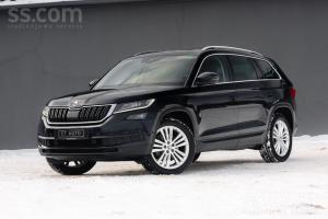 Black Skoda Kodiaq 2019 in Jelgava, with an engine capacity of 1.50 L and mileage of 226 thousand km for 19500 €, photo  on AUTOMOTO.COM.LV