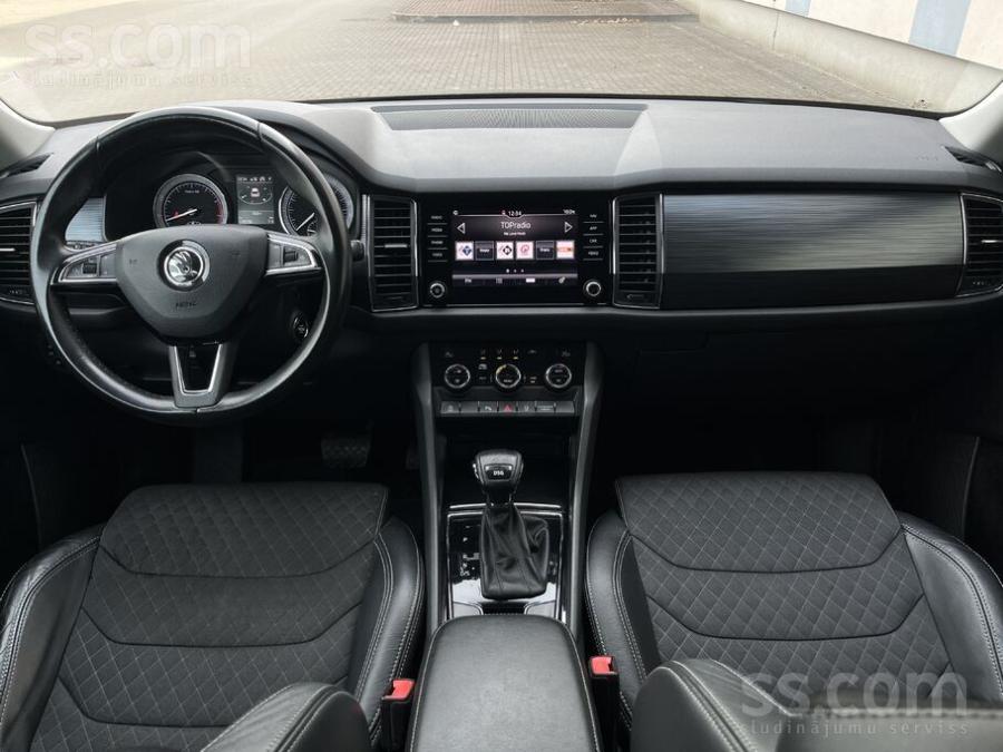 Черный Шкода Kodiaq 2019 в Елгава, объемом двигателя 1.50 л и пробегом 170 тыс. км за 17590 €, фото 12 на AUTOMOTO.COM.LV