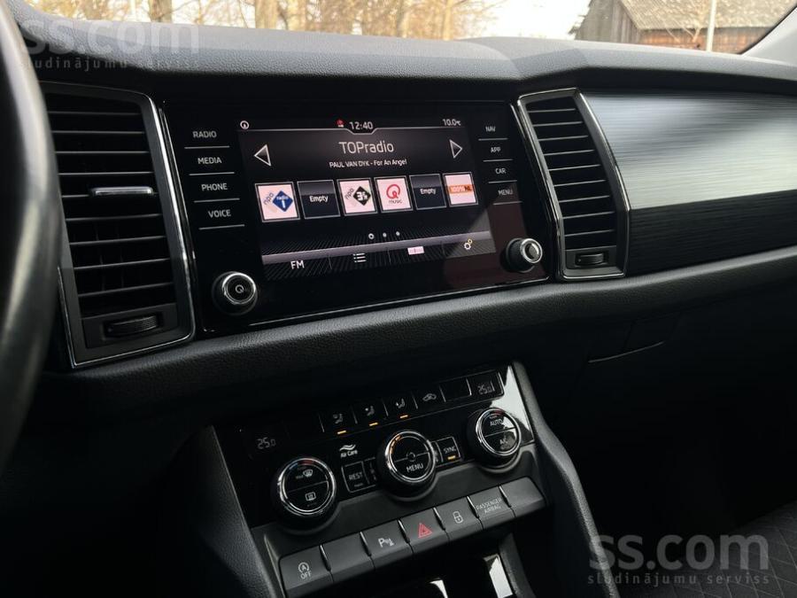 Черный Шкода Kodiaq 2019 в Елгава, объемом двигателя 1.50 л и пробегом 170 тыс. км за 17590 €, фото 19 на AUTOMOTO.COM.LV