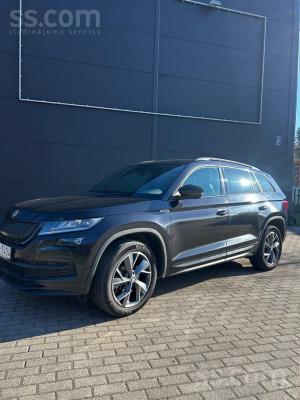 Melns Skoda Kodiaq 2019 Rīga, ar dzinēja tilpumu 2.00 L un nobraukumu 221 tūkst. km par 18500 €, foto  vietnē AUTOMOTO.COM.LV
