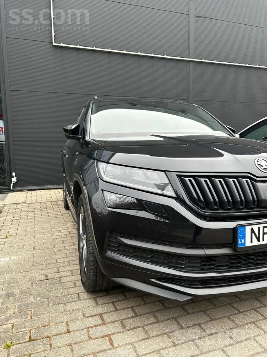 Черный Шкода Kodiaq 2019 в Рига, объемом двигателя 2.00 л и пробегом 221 тыс. км за 18500 €, фото 5 на AUTOMOTO.COM.LV