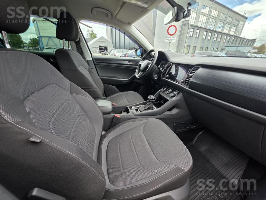 Черный Шкода Kodiaq 2019 в Рига, объемом двигателя 2.00 л и пробегом 116 тыс. км за 20200 €, фото 14 на AUTOMOTO.COM.LV