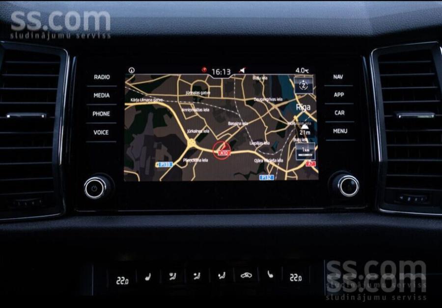 Черный Шкода Kodiaq 2019 в Рига, объемом двигателя 2.00 л и пробегом 160 тыс. км за 25200 €, фото 8 на AUTOMOTO.COM.LV