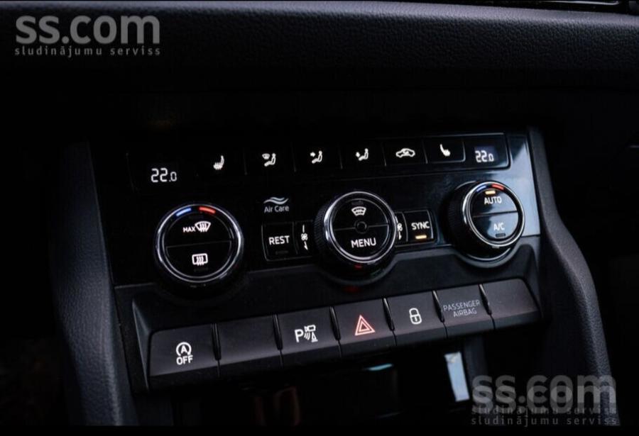 Черный Шкода Kodiaq 2019 в Рига, объемом двигателя 2.00 л и пробегом 160 тыс. км за 25200 €, фото 10 на AUTOMOTO.COM.LV