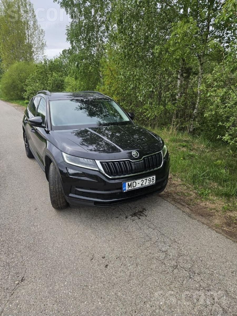Melns Skoda Kodiaq 2019 Rīga, ar dzinēja tilpumu 2.00 L un nobraukumu 107 tūkst. km par 20500 €, foto 1 vietnē AUTOMOTO.COM.LV